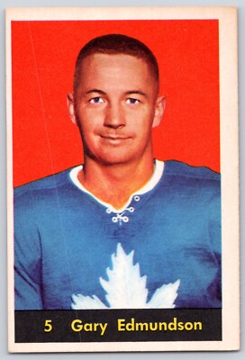 GARY EDMUNDSON 1960-61 PARKHURST 60-61 NO 5 EXMINT+ 52217 | eBay