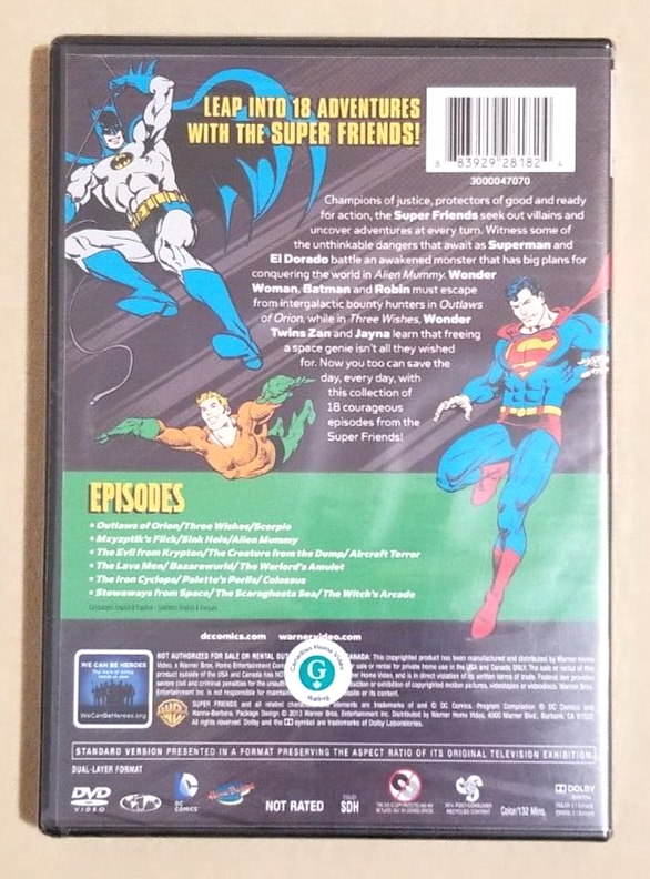 DC Comics Classic Collection DVD New Super Friends Legacy of Super ...