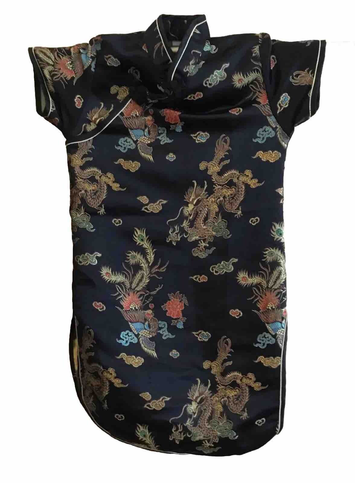 Asian Dress, Chinese, Costume Sz 6 Girls. Black. Gold… - Gem