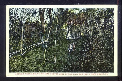 Postcard - Harrisburg Pennsylvania - Civil War Trenches | eBay
