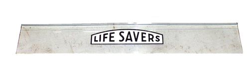 OLD LIFE SAVER GLASS CANDY FRONT FOR A DISPLAY | eBay