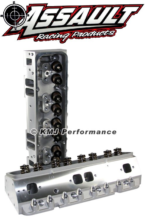 SBC Complete Aluminum Cylinder Heads Straight Plug 205cc SBC Complete Aluminum Cylinder Heads Straight Plug 205cc