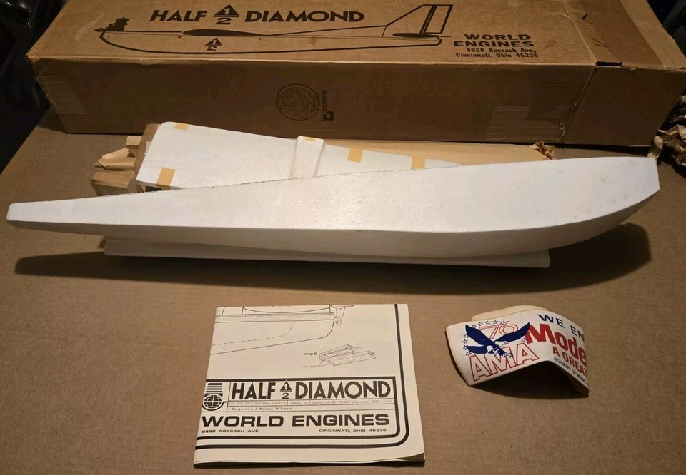 World Engines Half Diamond RC Kit 1/2 Diamond Vintage Super Rare ...