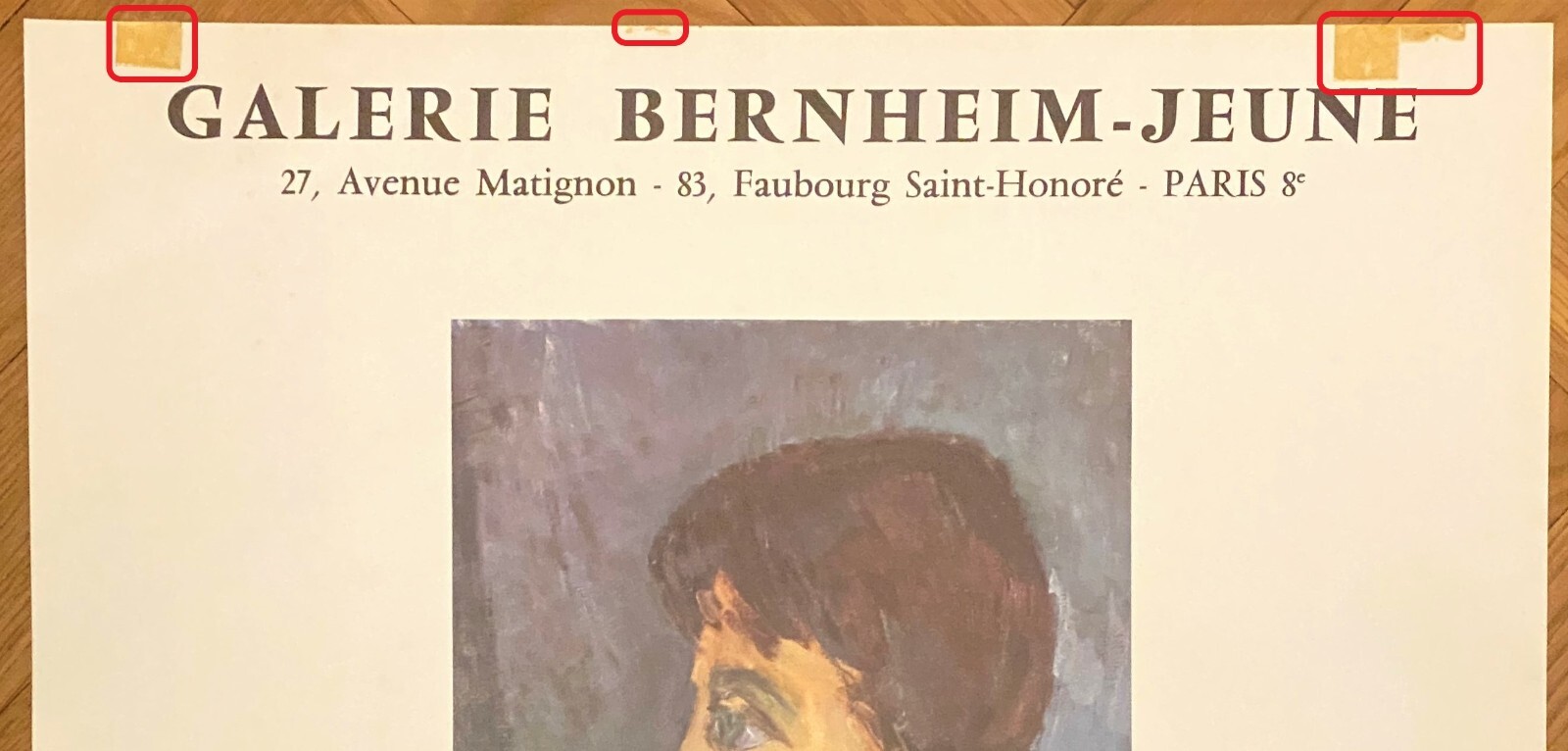 JANE PERRÉE ORIGINAL ART POSTER PRINT EXHIBITION GALERIE BERNHEIM-JEUNE 1972 | eBay