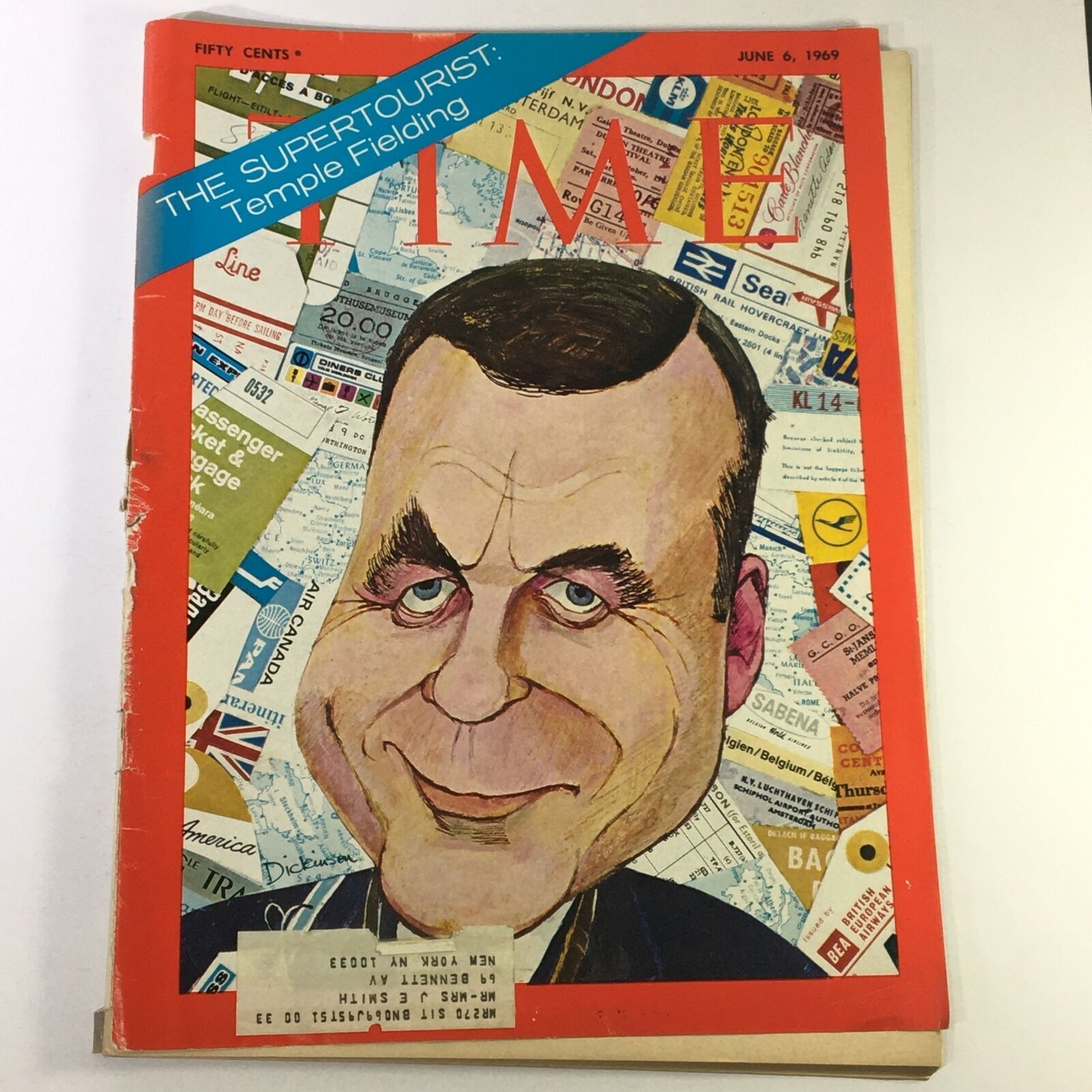 VTG Time Magazine June 6 1969 - Leonid Brezhnev / The Supertourist ...