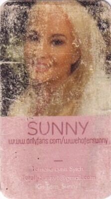 Sunny Tammy Sytch Only Fans Business Promotional Card WWF Manager HOF ...
