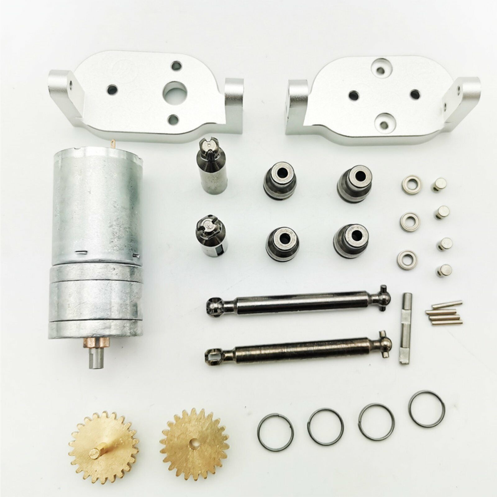 Metal Motor Reverse Gearbox Transmission Kit for 1/16 WPL C14 C24 C34 ...