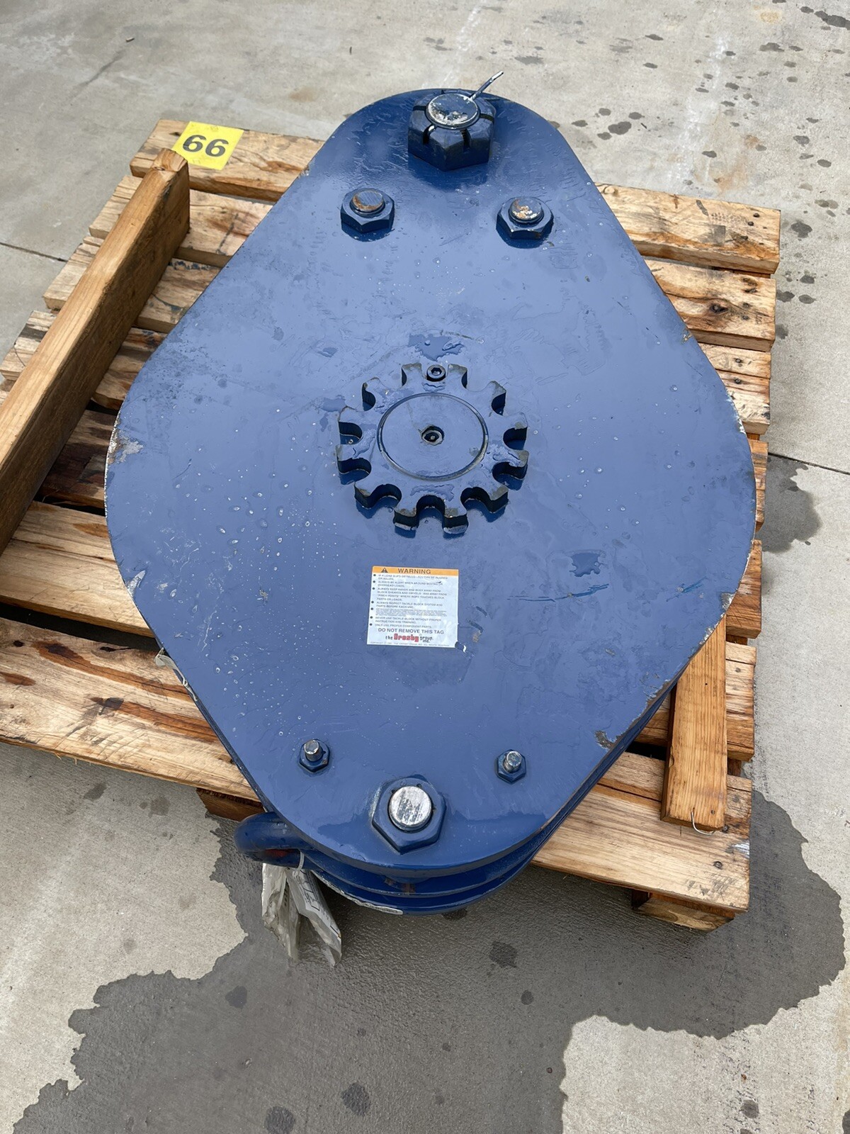New, Mckissick 45 ton 680 Block Sheave Mast for Hook Capacity 45 Tons ...