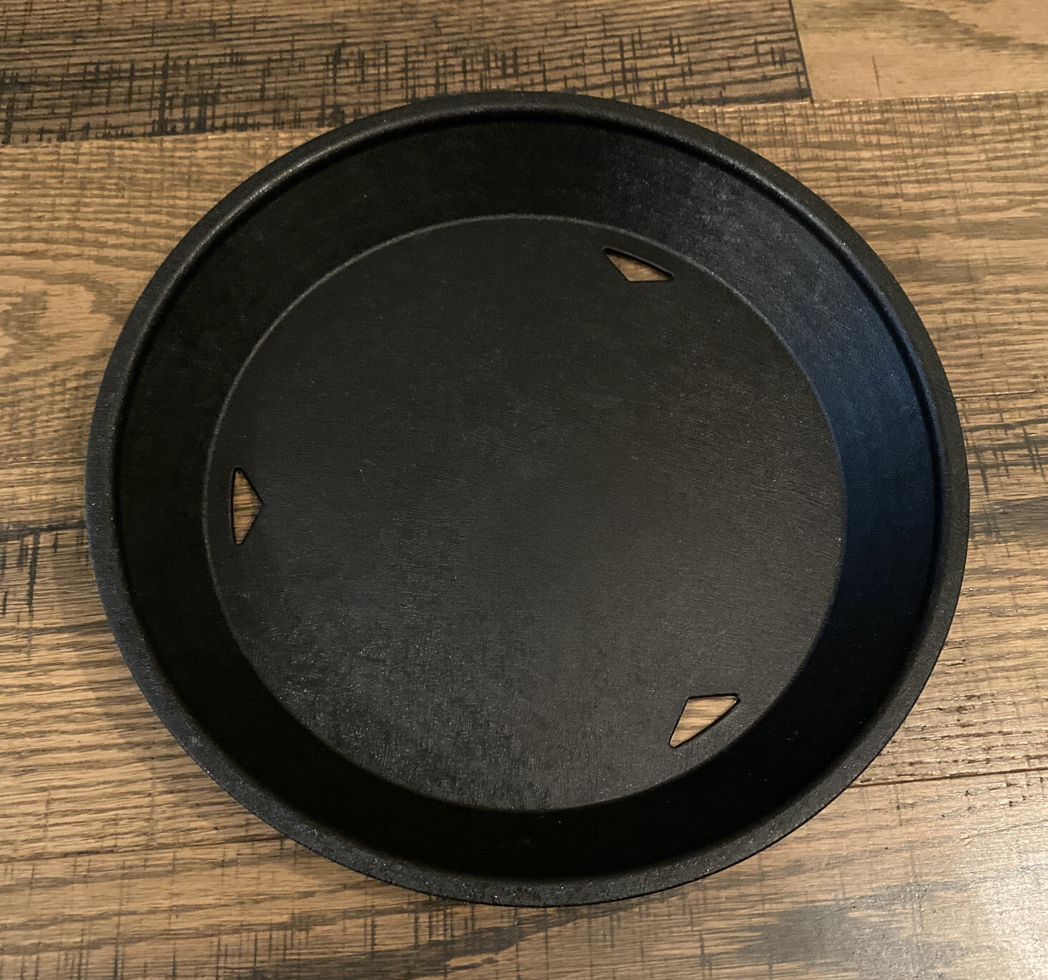 TableCraft 137510BK - 10-1/2 Inch Black Polypropylene Round Diner ...