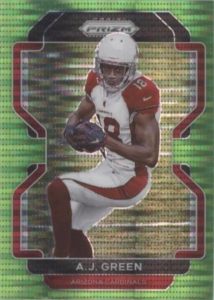 2021 Panini Prizm - Neon Green Pulsar Prizm #74 A.J. Green for sale ...