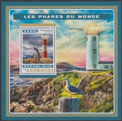 Niger MiNr. Block 637 Leuchttürme Les Eclaireurs, Fanad Head | eBay