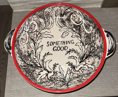 Anthropologie Molly Hatch Dish Plate Something Good CROWNED LEAF Dish ...