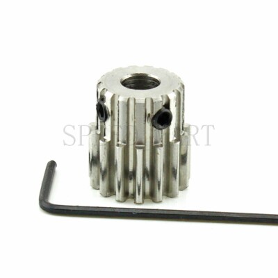 1pcs 1 Module Stainless Spur Gear 17 Teeth Bore 6mm Motor Gear Wheel ...