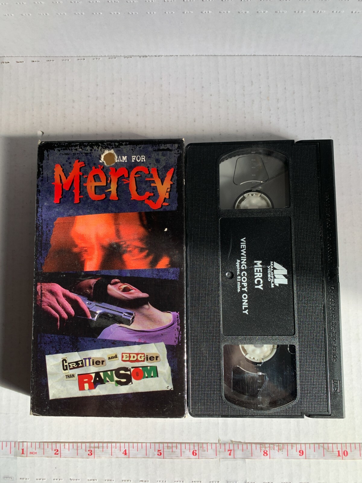 Mercy, 1995 VHS - John Rubinstein, Richard Shepard - Malofilm Video | eBay