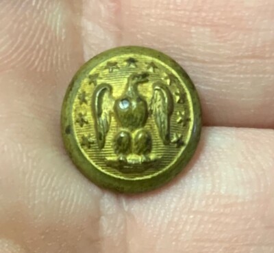 Confederate Army Officer Rare Civil War Cuff Button | eBay