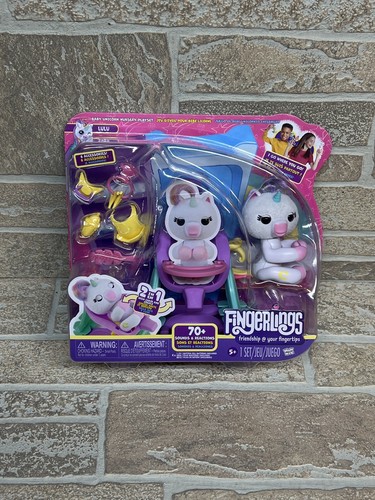 Fingerlings Unicorn Playset Interactive Baby Monkey 70+ Sounds Ages 5 ...