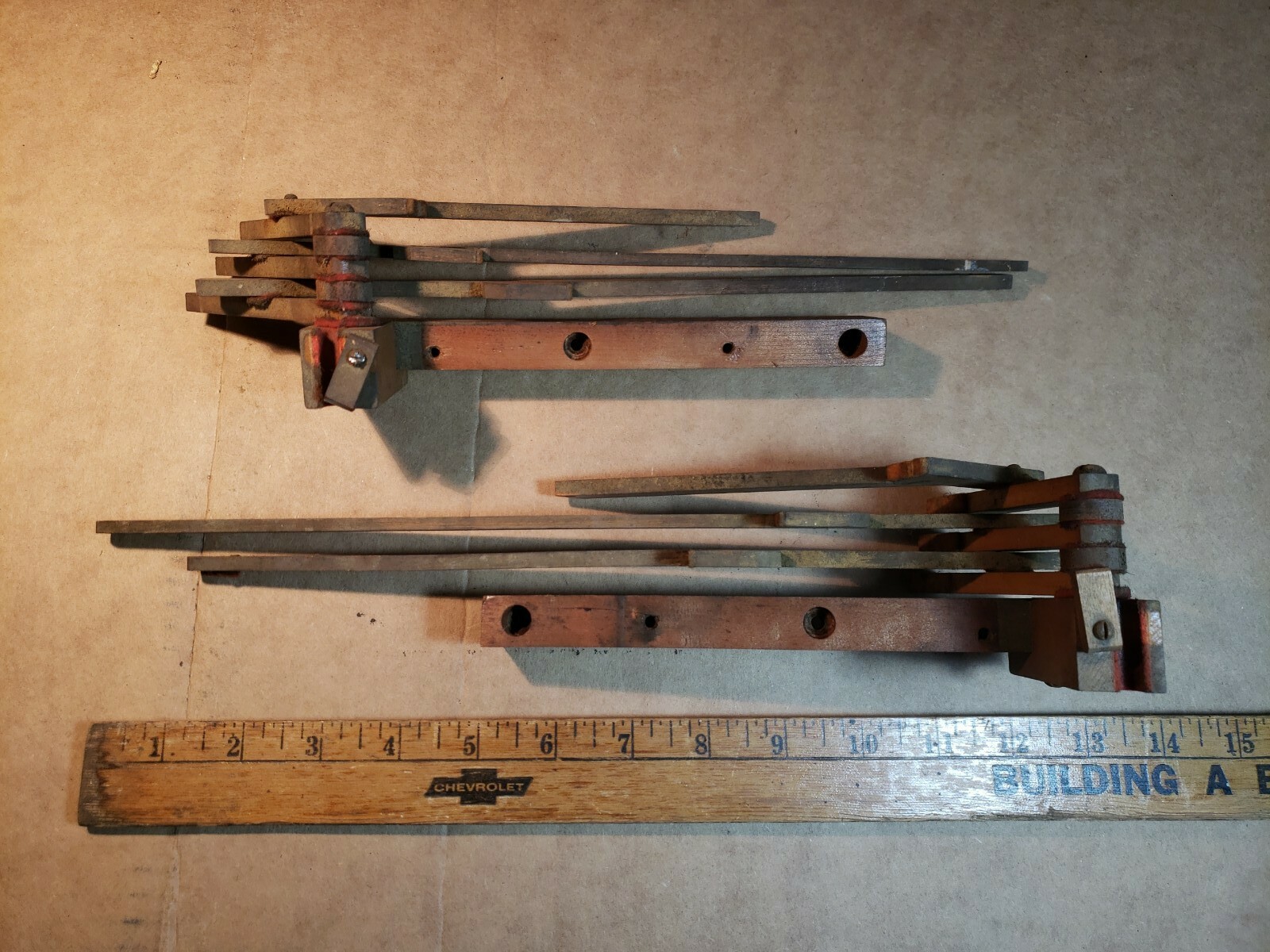 1890s Packard Antique Parlor Pump Reed Organ Miscellaneous Stop Linkage ...