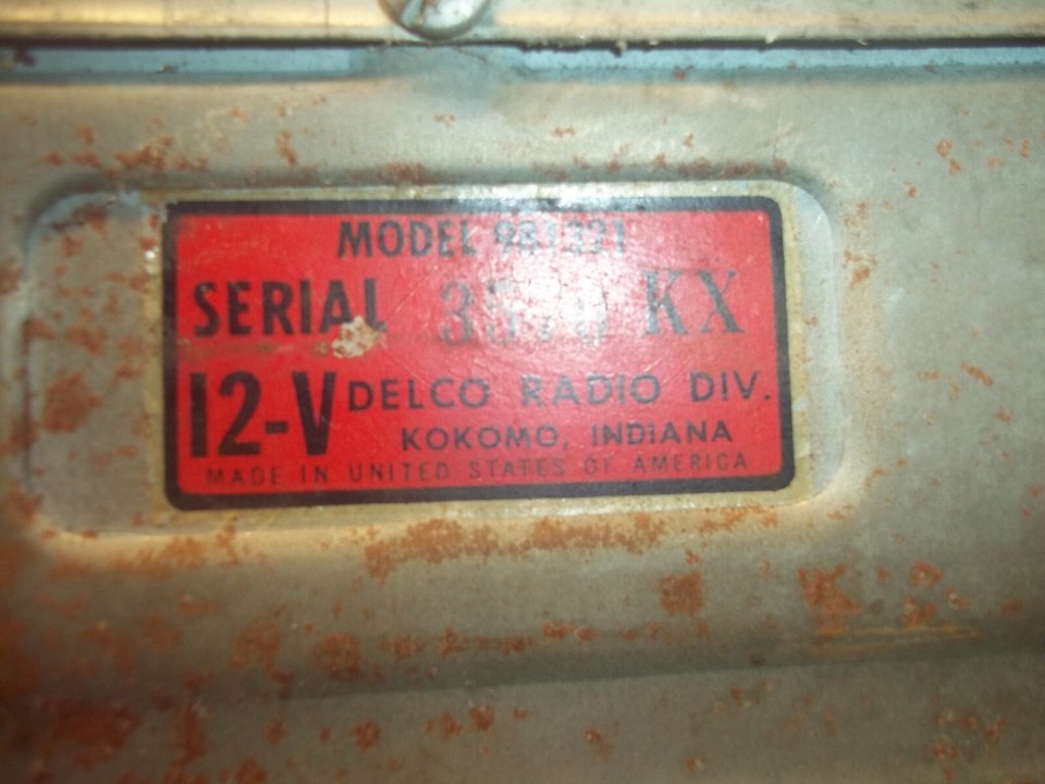 1953 Buick 50-70 Series GM DELCO AM Radio Push Button 12 Volt 981321 | eBay