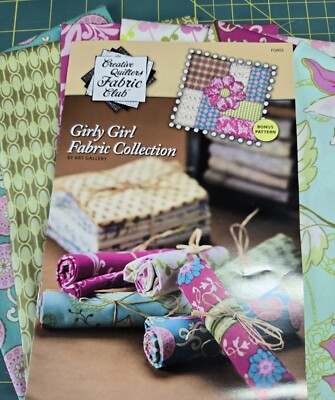 Creative Quilters Fabric Club Girly Girl Fabric Collection New | eBay