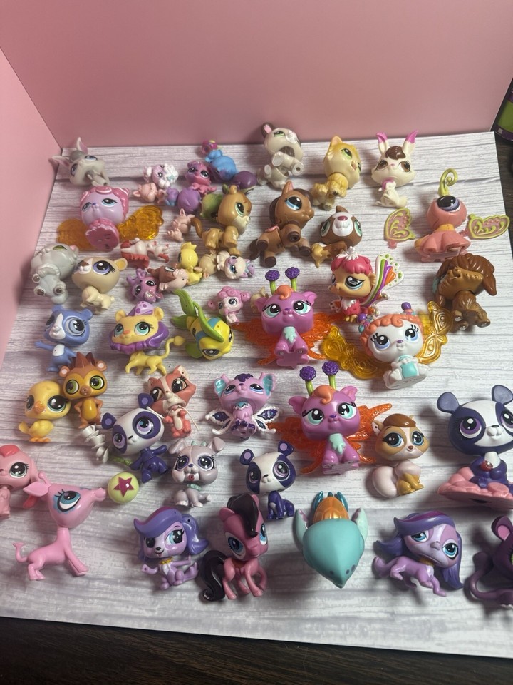 Lot of 75 Littlest Pet Shop LPS Bundle & Furniture | eBay