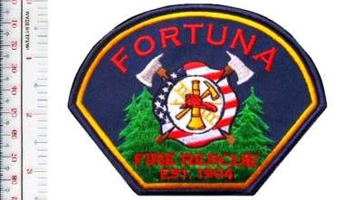Fortuna Volunteer Fire Department Fire Rescue California FD Patch | eBay