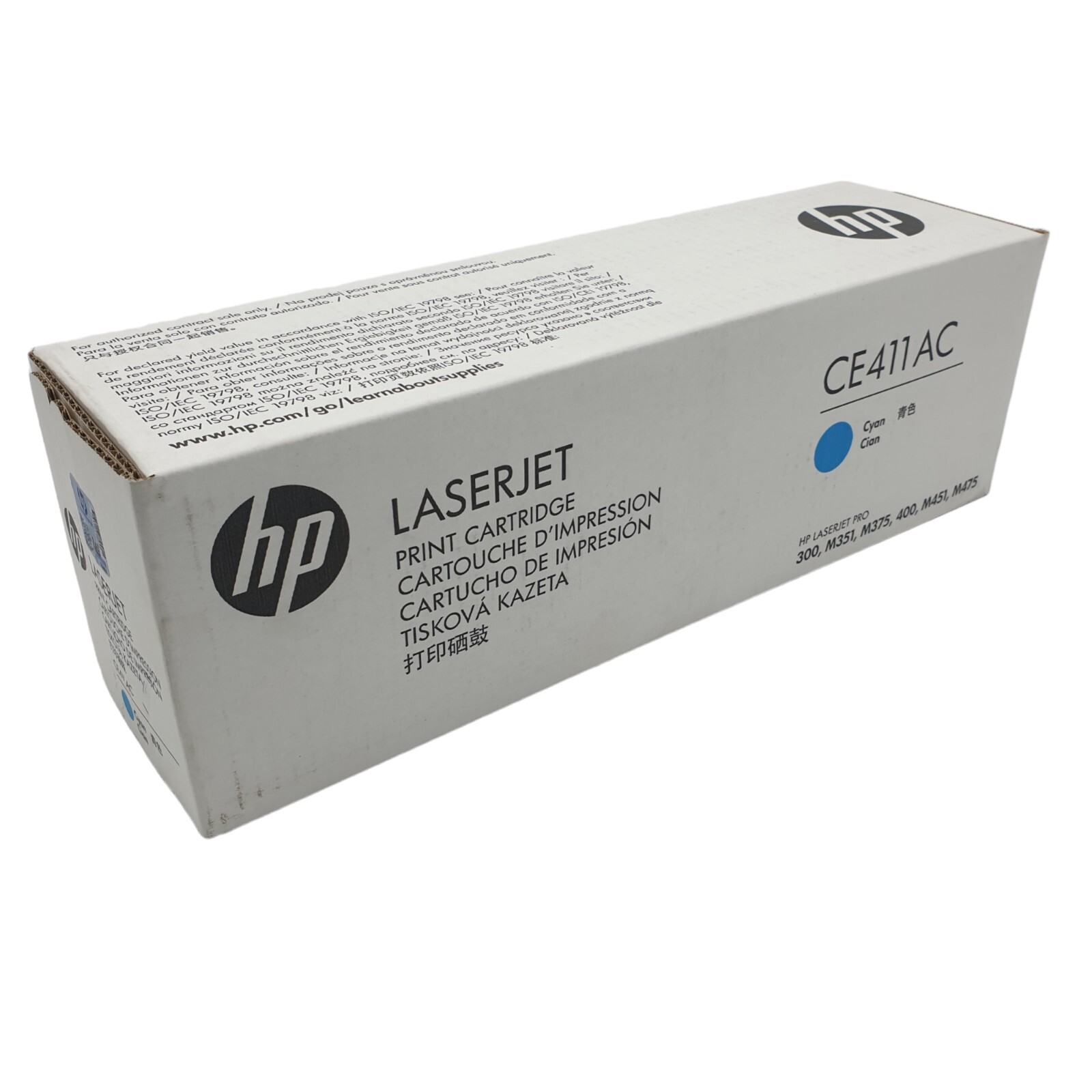 HP CE411A 305A Cyan Toner Cartridge Genuine Original Laserjet Pro 300 ...