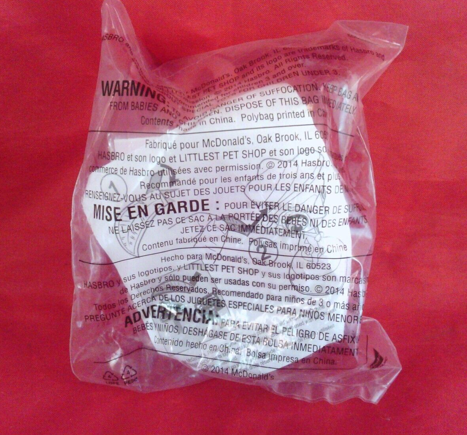 2014 McDONALD'S LITTLEST PET SHOP VINNIE TERRIO #5 HAPPY MEAL TOY New ...
