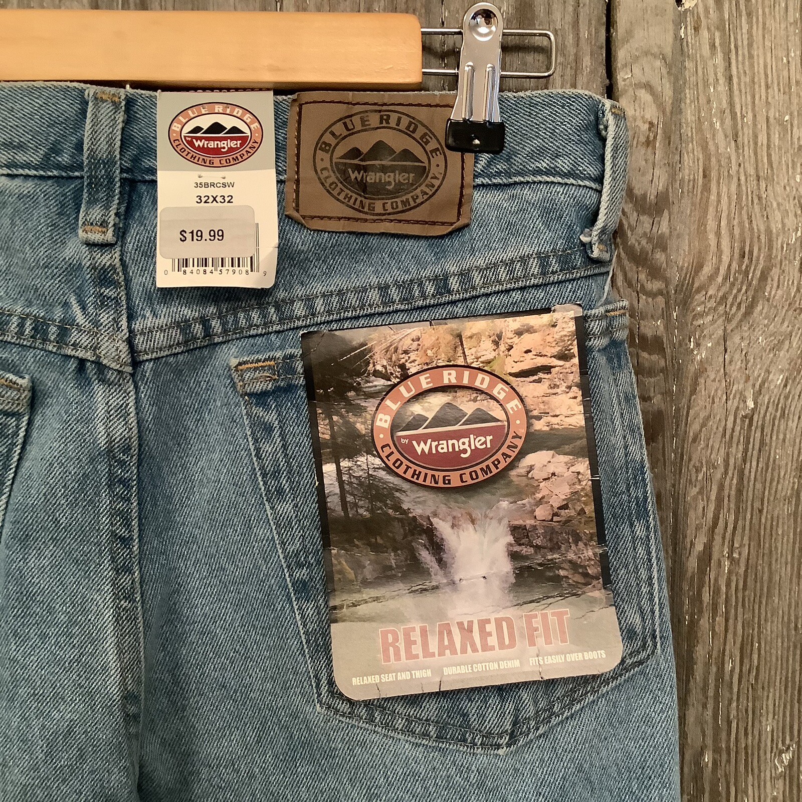 NWT Wrangler Blue Ridge Clothing Company Relaxed Fit Denim Jeans Men's ...