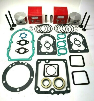 ONAN P216 P218 P220 .030" PISTONS, VALVES GASKET & SEALS FITS ONAN ...