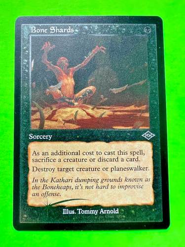 MTG Modern Horizons 2 ( Bone Shards ) Retro Frame Etched Foil #395 | eBay