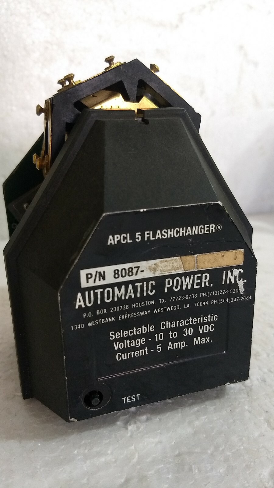 APCL 5 Flashchanger 10 to 30 VDC - 5 Amp. Max | eBay