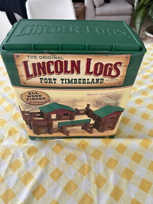 Lincoln Logs Fort Timberland 200pcs | eBay