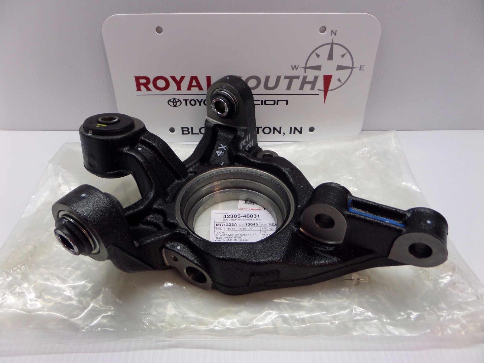 Toyota Highlander 2004 - 2007 Rear Axle Carrier Sub Assembly Genuine OE ...