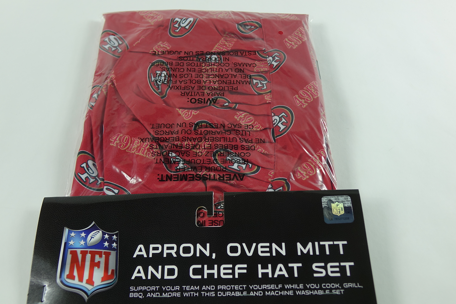 Northwest NFL San Francisco 49ers Adult 3-Piece Apron, Oven Mitt & Chef ...