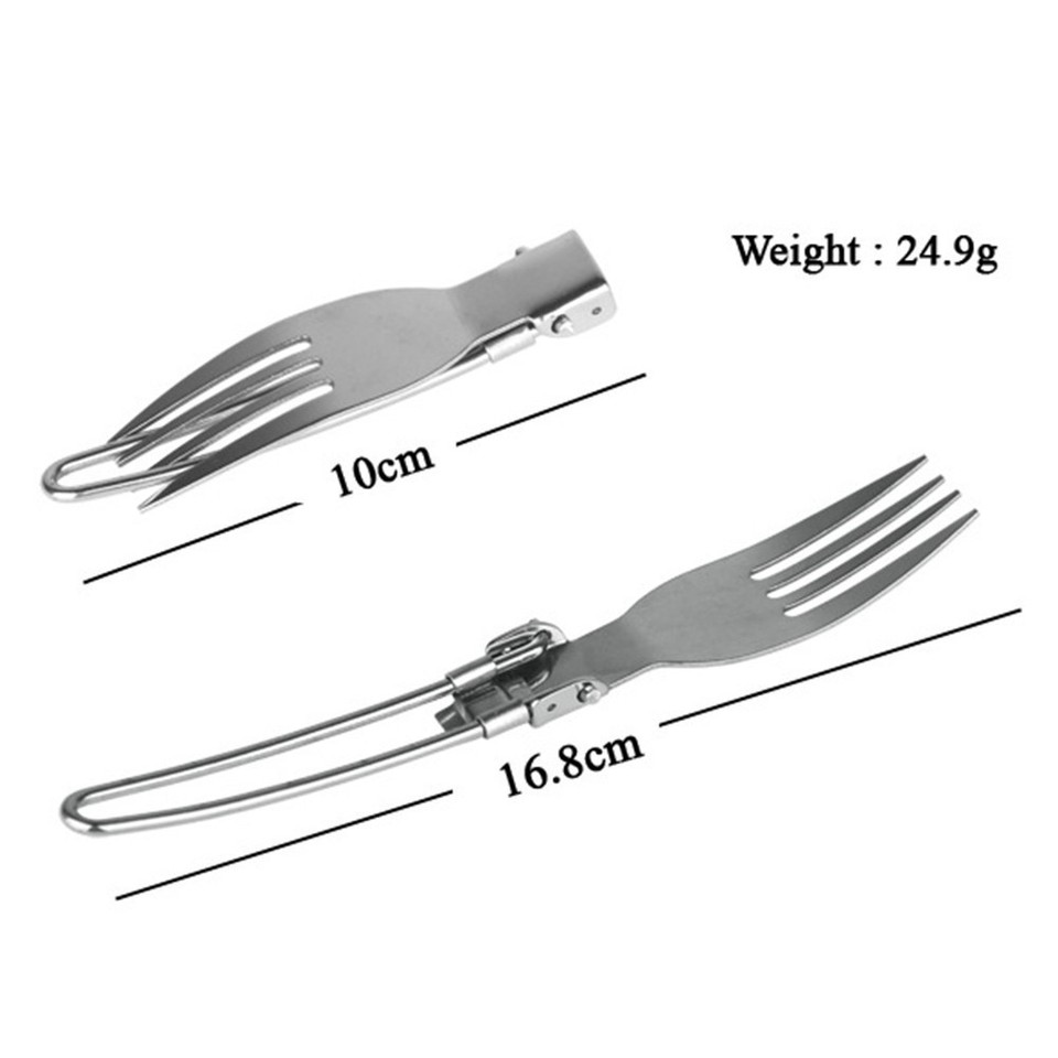 Useful Utensil Set Cutlery Set Spoon Fork WIth Bag Camping Flatware ...