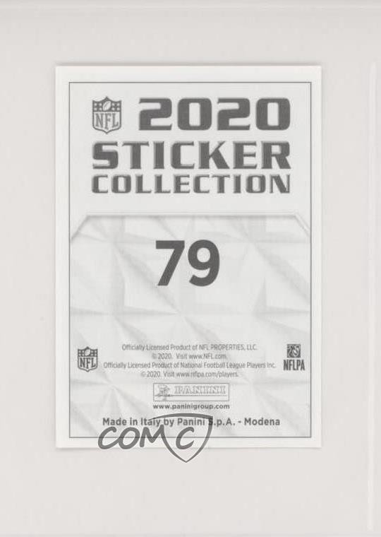 2020 Panini NFL Sticker & Card Collection Stickers European Shaq Mason ...