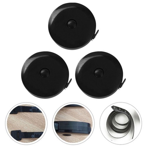 3Pcs Retractable Measuring Rulers Measuring Tape Mini Round Tape ...