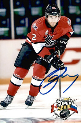 Jeremy Gregoire Signed 4x6 Photo Montreal Canadiens / "Subway Super ...