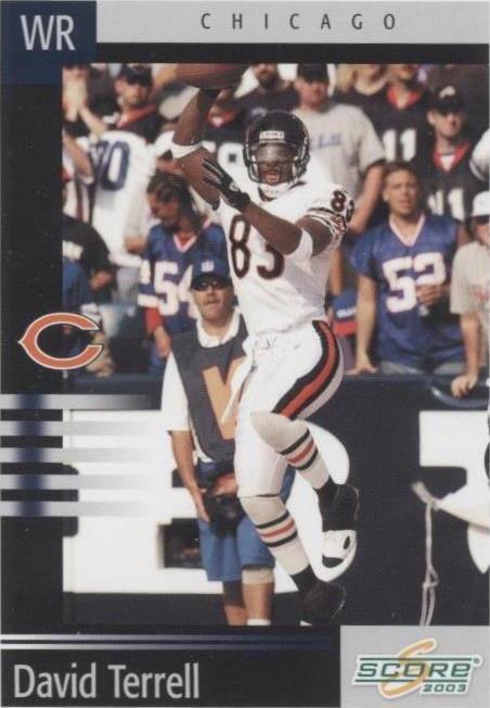 2003 Score - David Terrell #169 for sale online | eBay