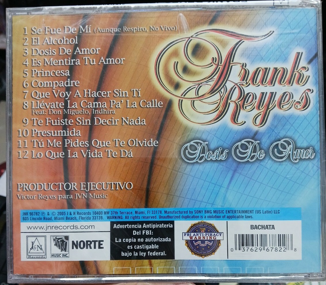 Dosis by Frank Reyes (CD, 2005) for sale online | eBay