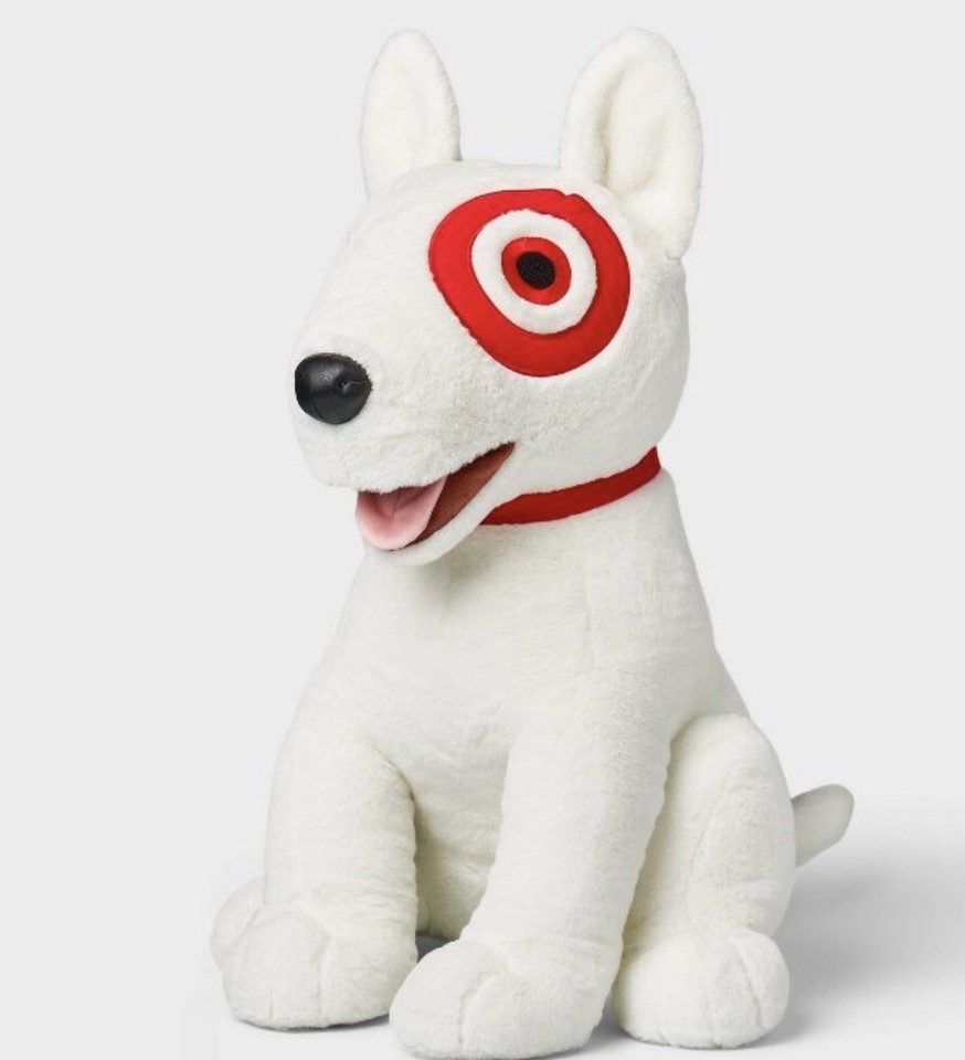 Target 2024 Holiday Limited Edition 24" HUGE Bullseye Dog Stuffed ...