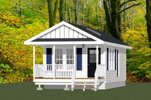 14x28 Tiny House -- 391 sq ft -- PDF FloorPlan -- Model 4A | eBay