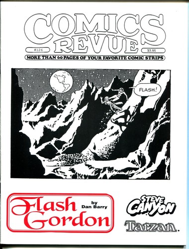 Comics Revue #126 1996-Dan Barry-Flash Gordon-Spider-man-Modesty Blaise ...