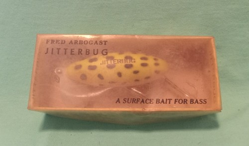 FRED ARBOGAST JITTERBUG 3/8oz FROG TOPWATER FISHING LURE w/BOX | eBay