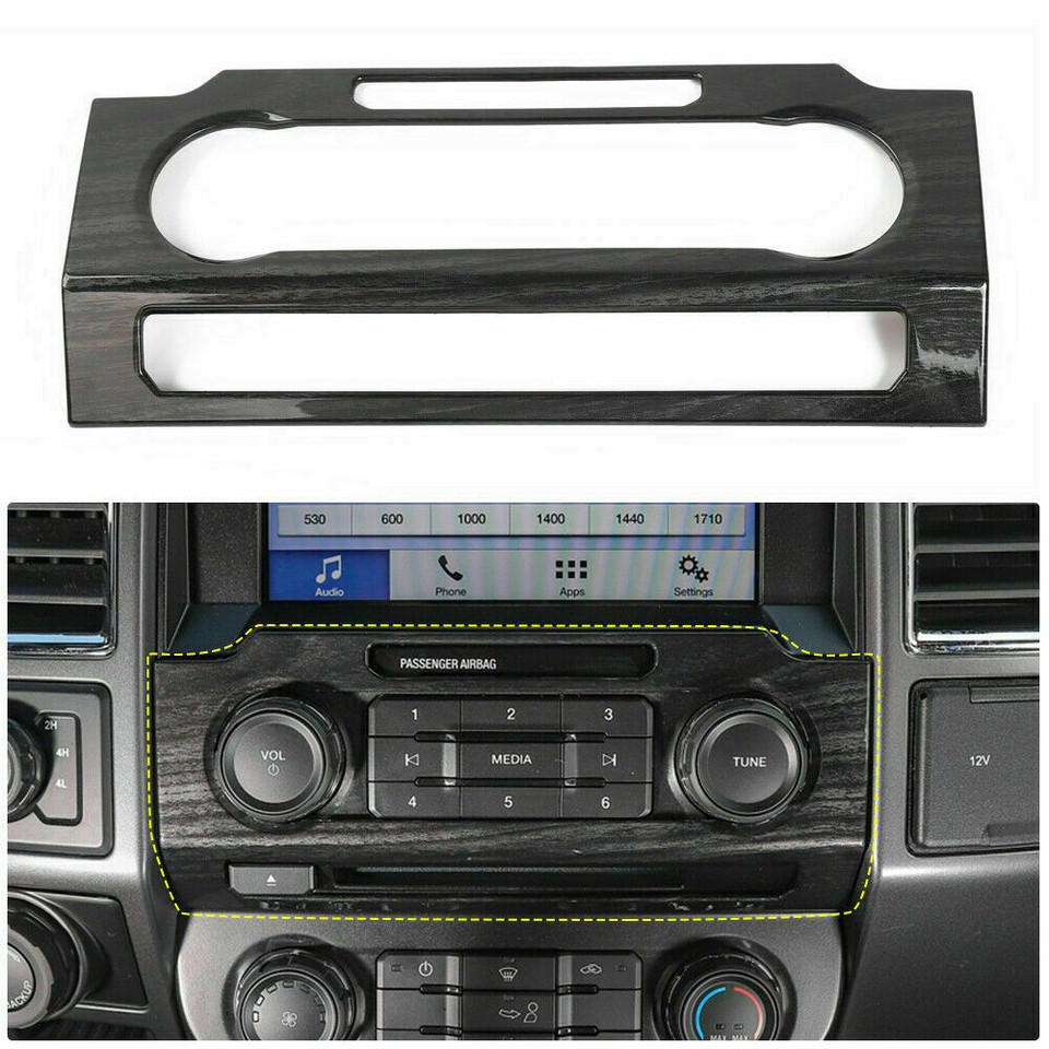 Wood Grain Full Kit Decoration Trim Cover Panel For Ford F150 15-20 ...
