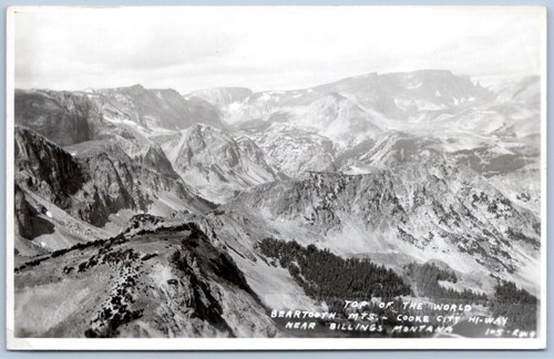 Postcard RPPC Billings MT Top Of The World Beartooth Mts Cooke City Highway R21 | eBay