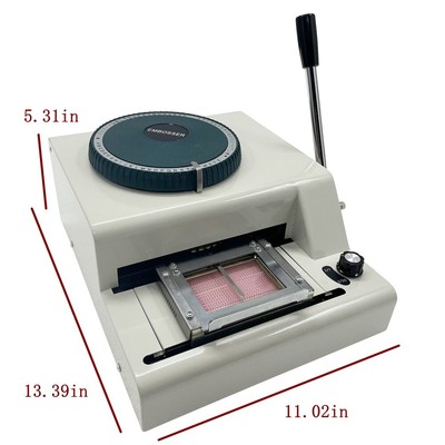 Stamping & Embossing - Credit Card