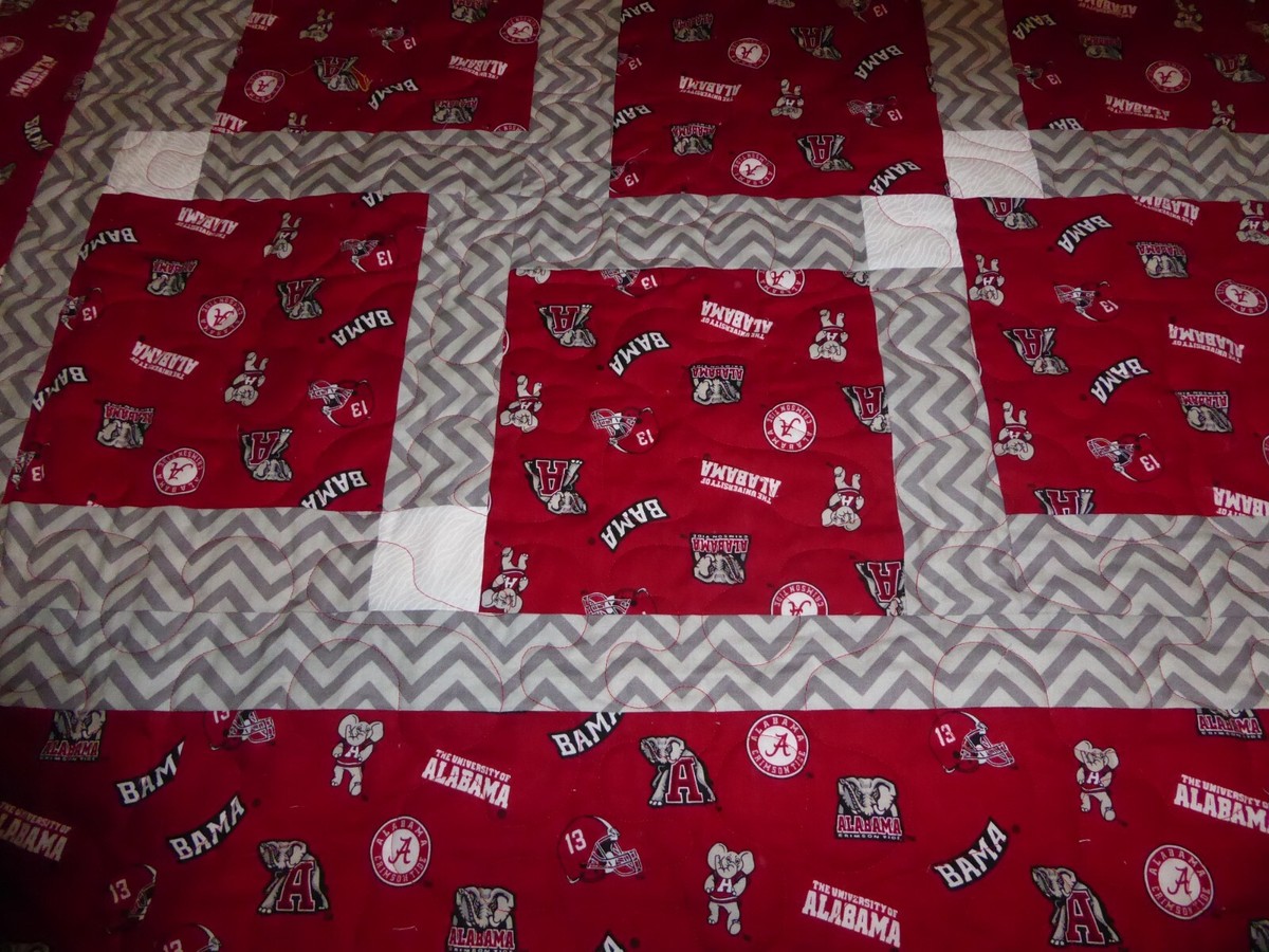 University Of Alabama Quilt Pattern New GO! Alabama Beauty Fabric