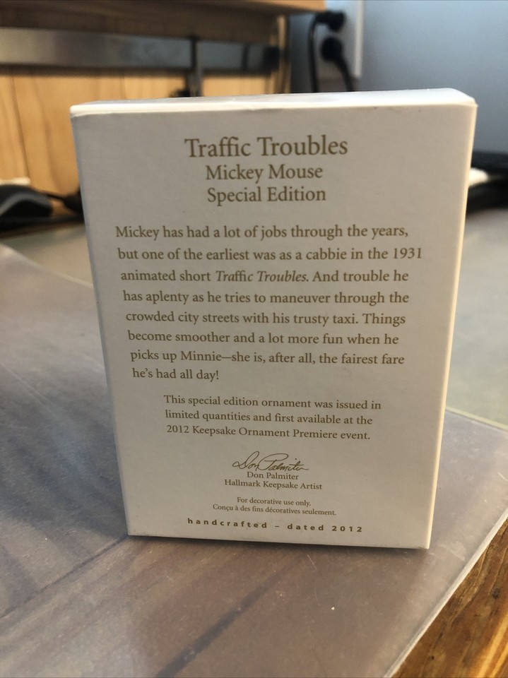 Hallmark: TRAFFIC TROUBLES - Disney Mickey Mouse - Special Edition ...