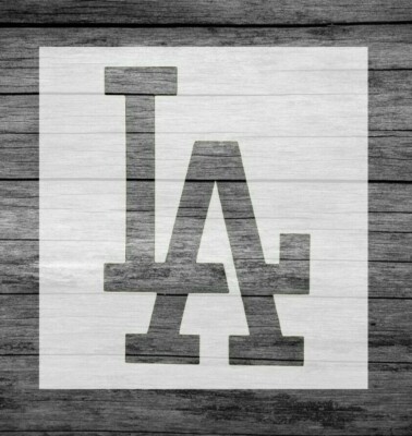 LA Dodgers MLB Reusable Plastic Stencil *MULTIPLE SIZES* | eBay